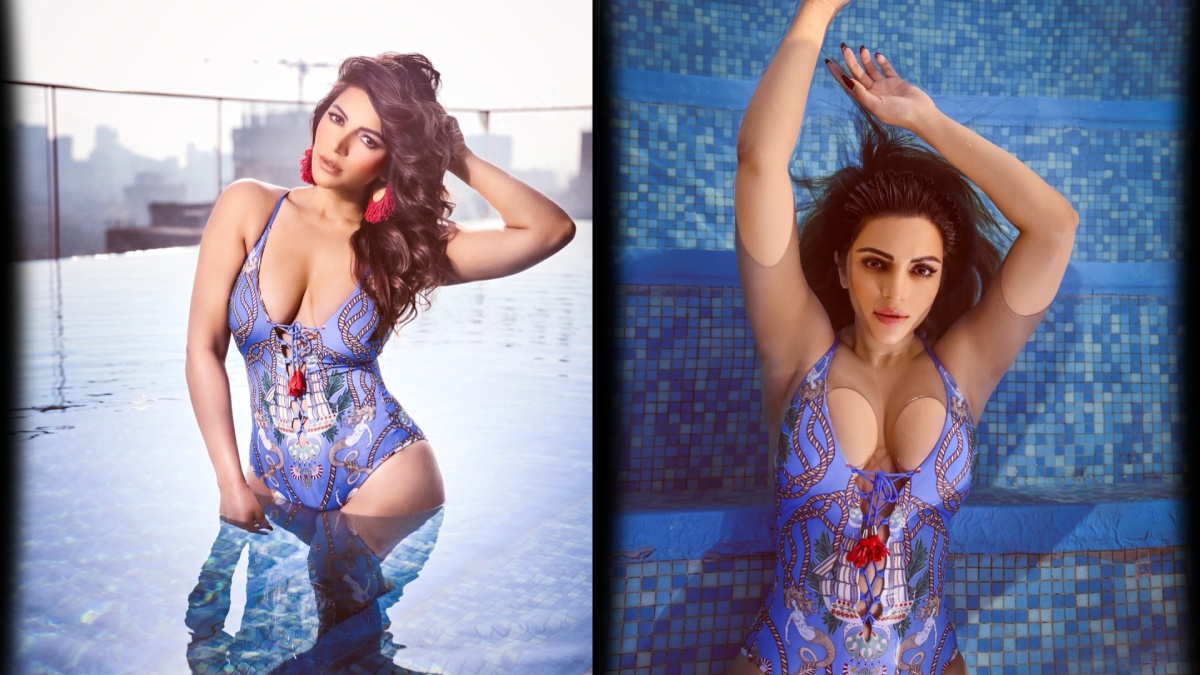 Shama Sikander’s Bold Blue Look Defines Modern Glamour | Shama Sikander ...