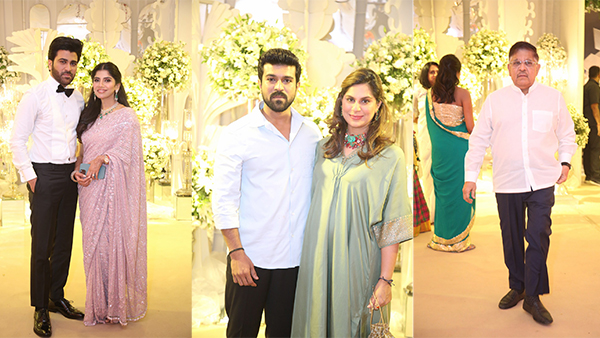 Sharwanand, Rakshita Wedding Reception Photos - Filmibeat