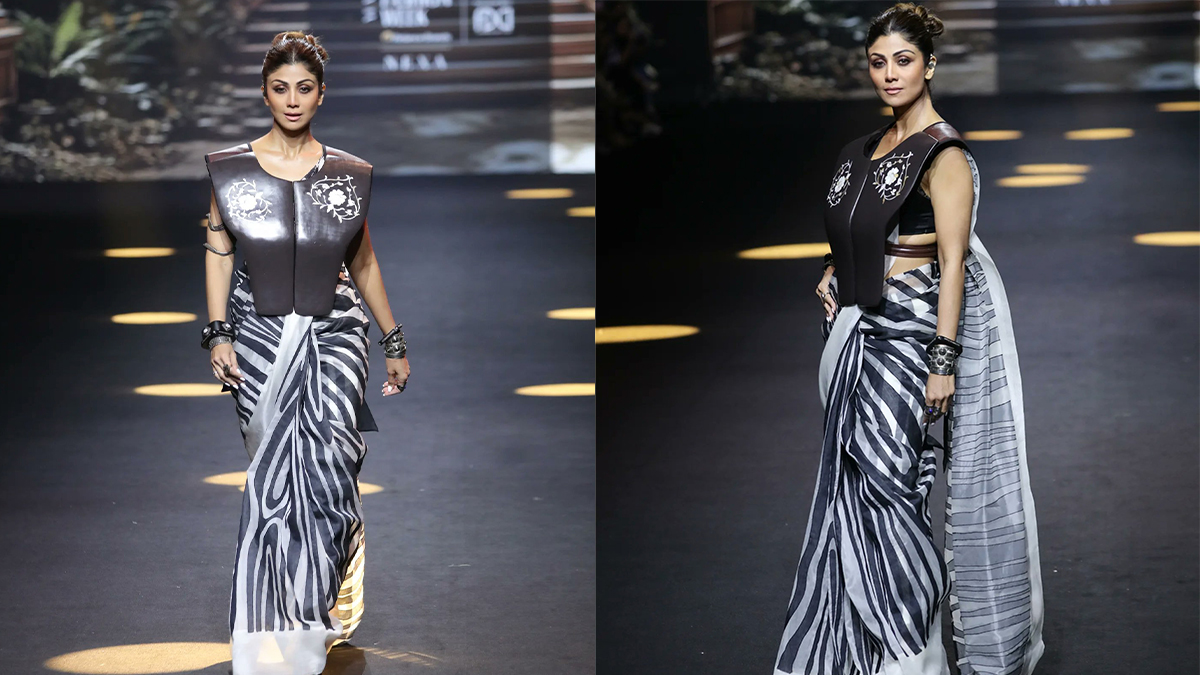 Shilpa Shetty Dazzles as Showstopper for Mohammed Mazhar at Lakmē ...