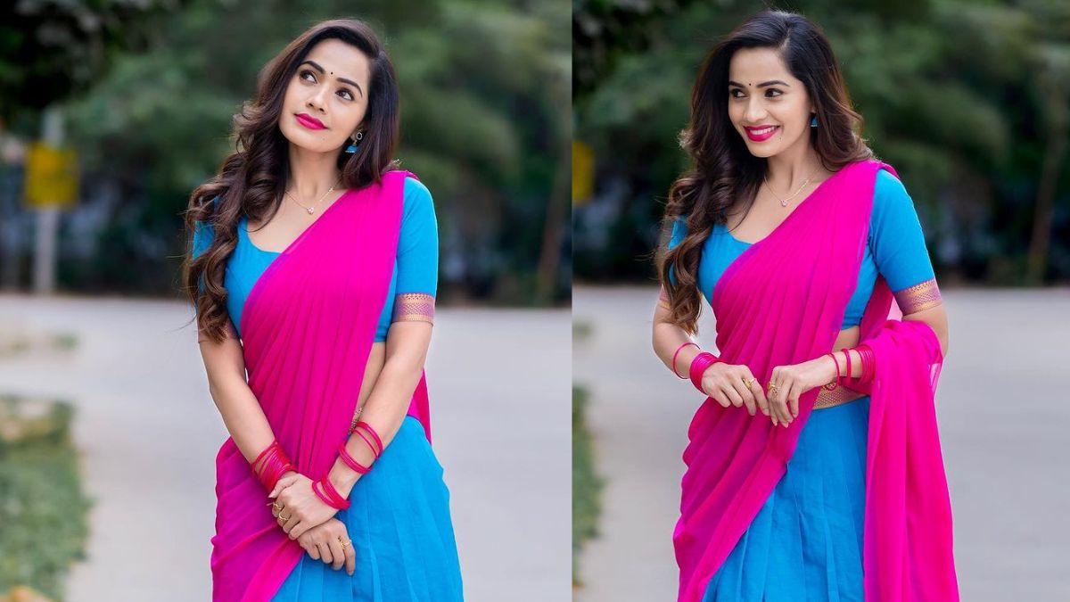 Shobha Shetty లంగావోణీలో గుండె లయ తప్పేలా చేస్తున్న బిగ్బాస్ బ్యూటీ కొత్తందాలు అదుర్స్