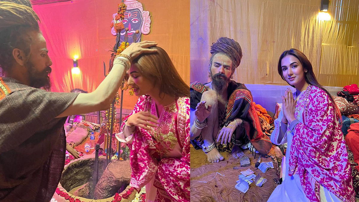 Sonal Chauhan's Enriching Experience At Maha Kumbh With Sri Digambar Kushal Bharti Ji Maharaj ...