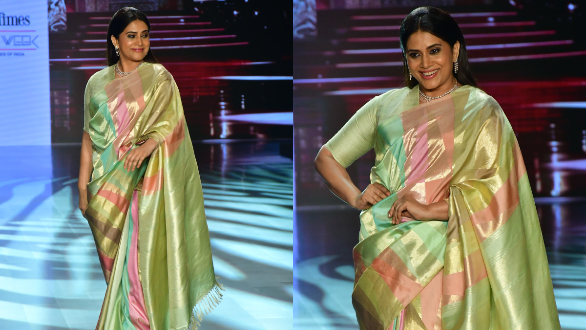 Sonali Kulkarni Shines Bright As Showstopper For Sayali Rajadhyaksha At ...