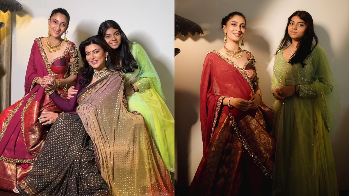 Sushmita Sen's Heartwarming Photoshoot with Daughters Renée and Alisah ...