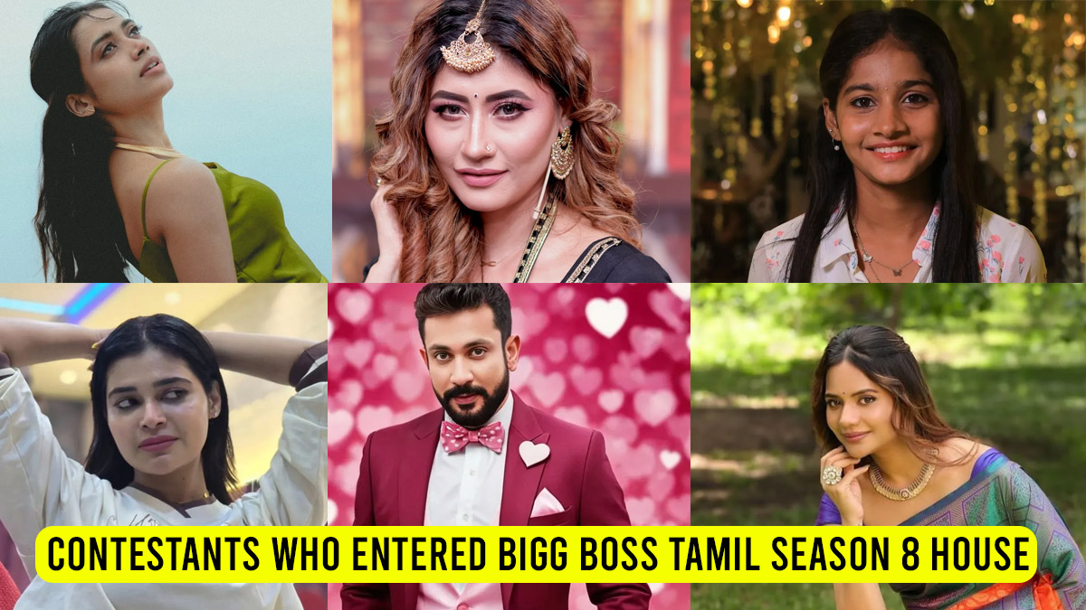 Tamil Bigg Boss 8: Contestants Who Entered The Vijay SethupathiBigg ...