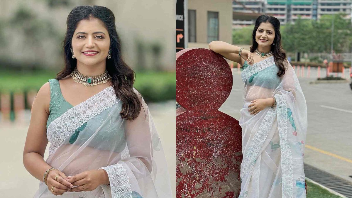 Shiva Jyothi: వైట్ నెట్టెడ్ చీరలో తెలుగు యాంకర్ వయ్యారాలు.. వావ్ ...