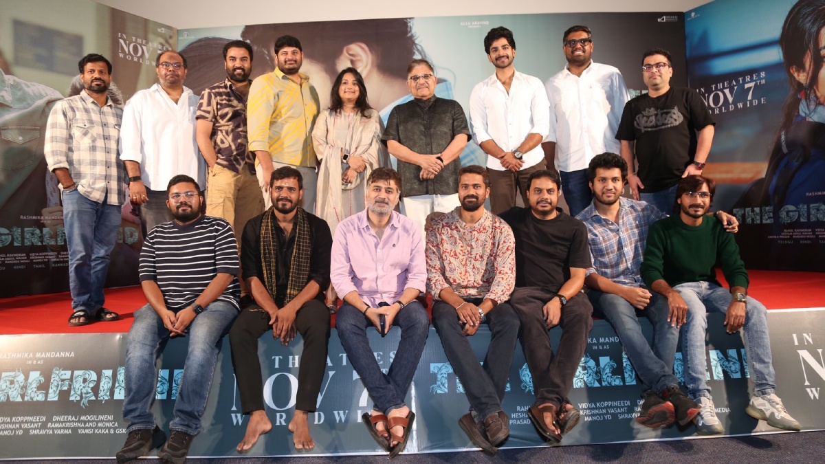 Rashmika Mandanna Shines at The Girlfriend Press Meet | The Girlfriend ...