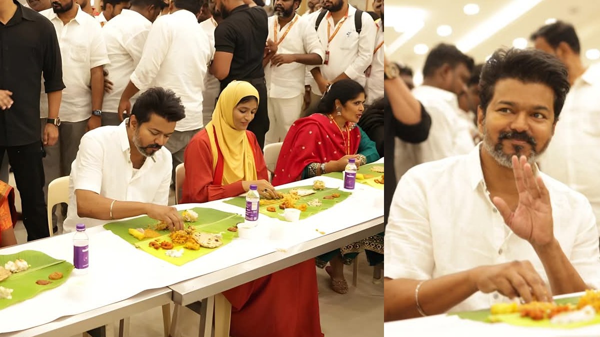 சைவ மட்டன் பிரியாணியை ருசித்த விஜய்.. தவெக பொதுக்குழு பந்தியை ...