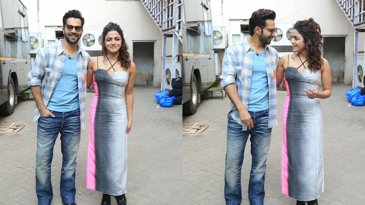 Varun Dhawan and Wamiqa Gabbi Shine at Baby John Promotion in Mumbai ...
