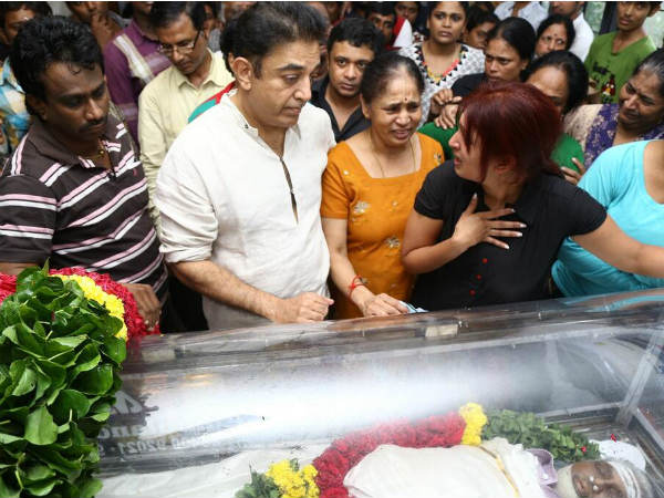 ரகுராம் மாஸ்டரின் உடலுக்கு ரஜினி, கமல், கே. பாலசந்தர், விவேக், நமீதா ...