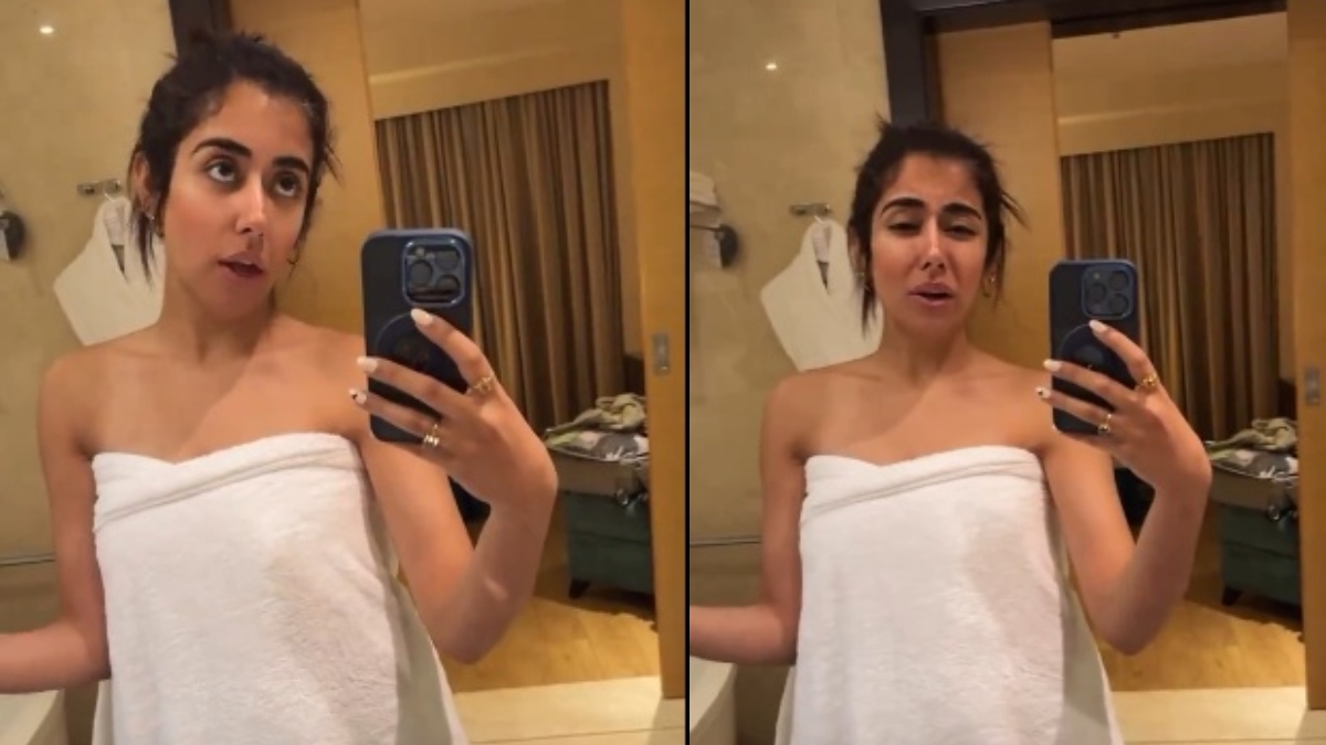 என்ன சிம்ரன் இதெல்லாம்.. வெறும் டவலுடன் போஸ் கொடுத்த பாடகி.. விளாசும் ...