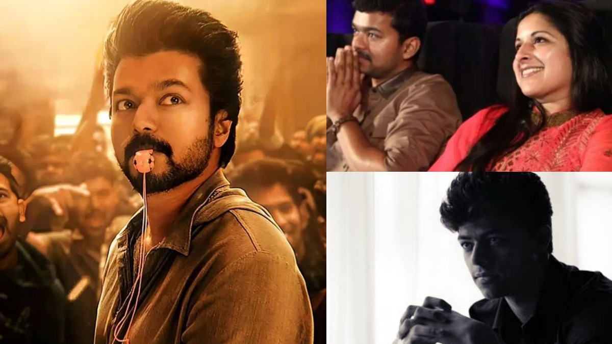 ஒருவழியாக முடிந்த பஞ்சாயத்து?.. மனைவியுடன் GOAT பார்த்த விஜய் ...