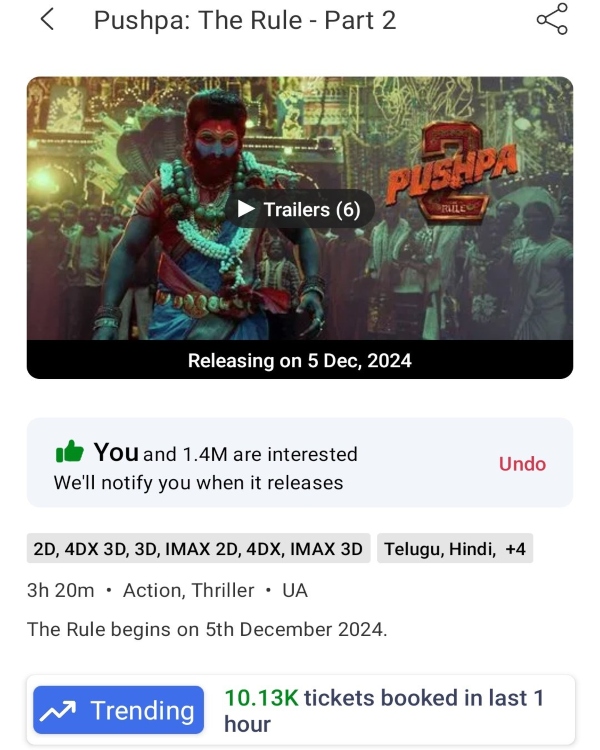 Pushpa 2 Ticket Price: ஆத்தி 1200 ரூபாயா?.. புஷ்பா 2 FDFS டிக்கெட் ...