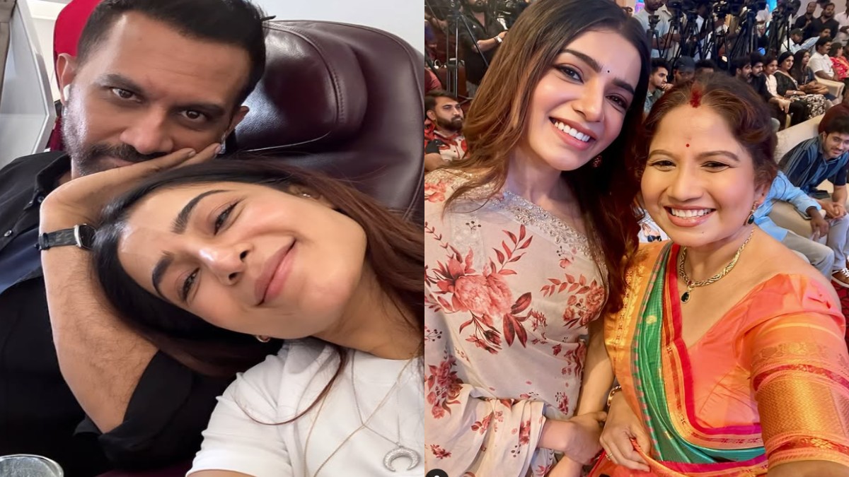 సమంత - రాజ్‌లకు వేదికపైనే ఆశీర్వాదం.. షాకిచ్చిన రుతురాగాలు నటి ...