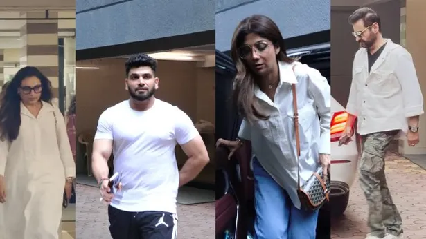 Shilpa Shetty, Shiv Thakre & many more celebs visit at Farah Khan' s ...