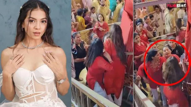 Pandya Store Fame Simran Budharup के साथ बप्पा के पंडाल में हुई बदसलूकी, मारा गया धक्का, Video ...