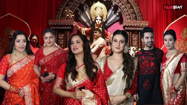 UNCUT| Durga Mahotsav 2024 | Isha Malviya,Rashami, Ankita Lokhande and ...