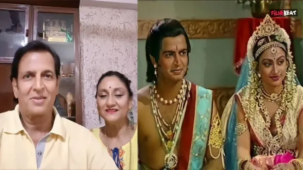 Ramayan शो की उर्मिला से मिले लक्ष्मण, 37 साल बाद साथ आए Sunil Lahiri और Anjali Vyas, Viral ...