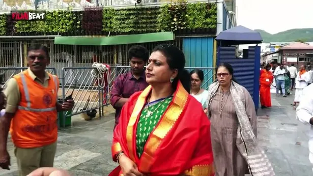 RK Roja in Tirumala: Devotional Moments Captured | Andhra Pradesh ...