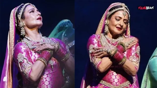 IIFA Awards 2024: Rekha Dazzles with Dance to Pardesia Song - Filmibeat